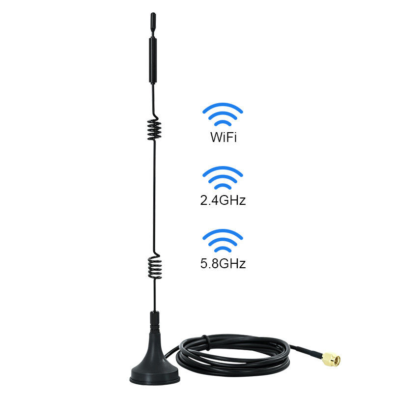 WiFi 2.4GHz 5GHz 5.8GHz Magnetic Base Antenna for Wireless Video ...